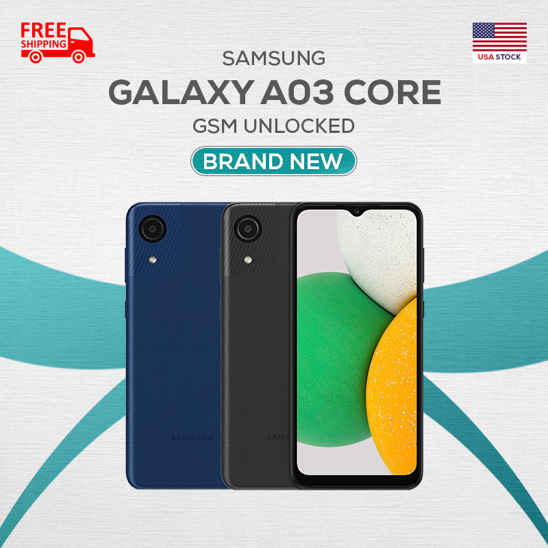 Samsung Galaxy A03 Core 32 GB 2 GB SM-A032F/DS (FACTORY UNLOCKED) 6.5 ... Samsung Galaxy A03 Core 32 GB 2 GB SM-A032F/DS (FACTORY UNLOCKED) 6.5 ...